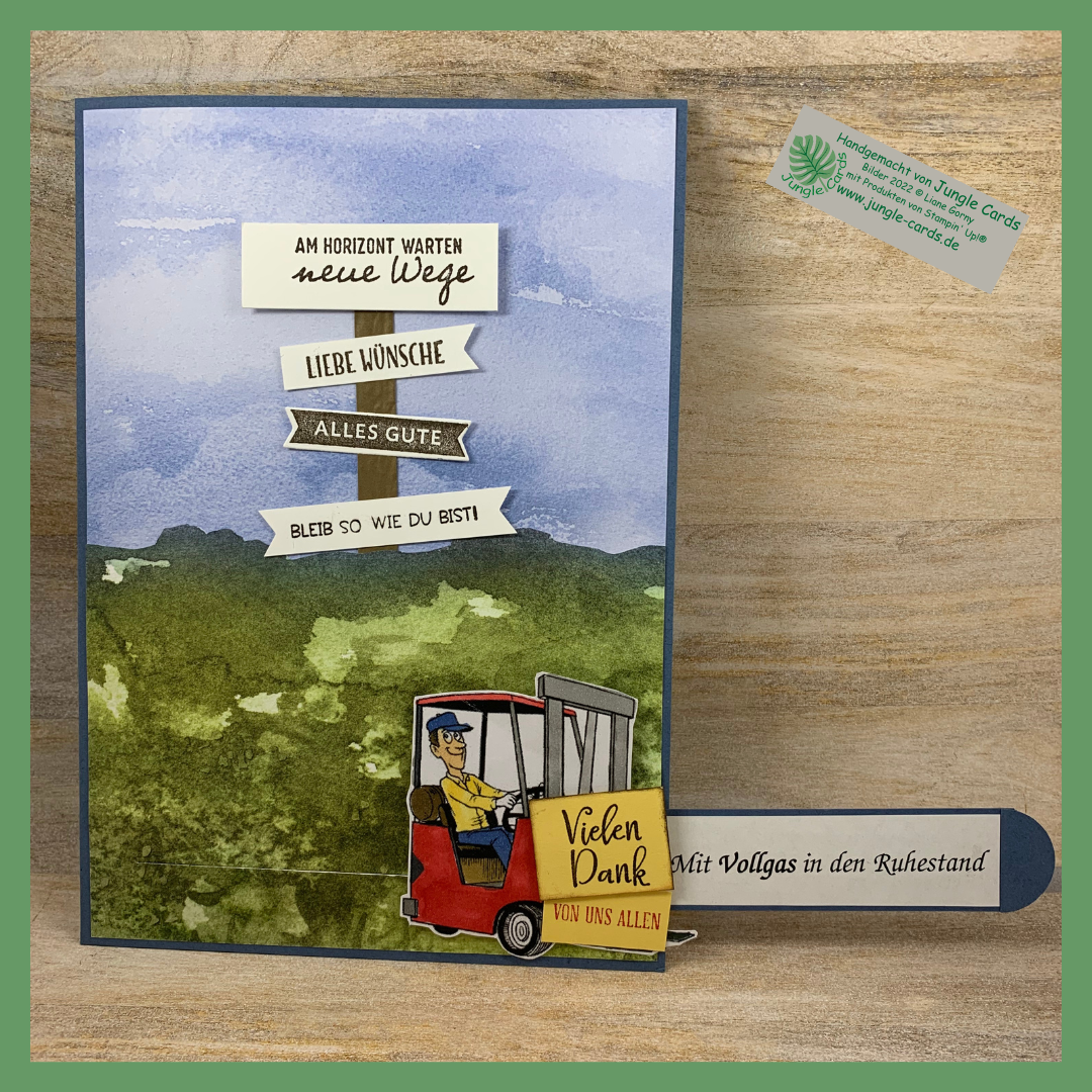 Karte zum Ruhestand - Jungle Cards