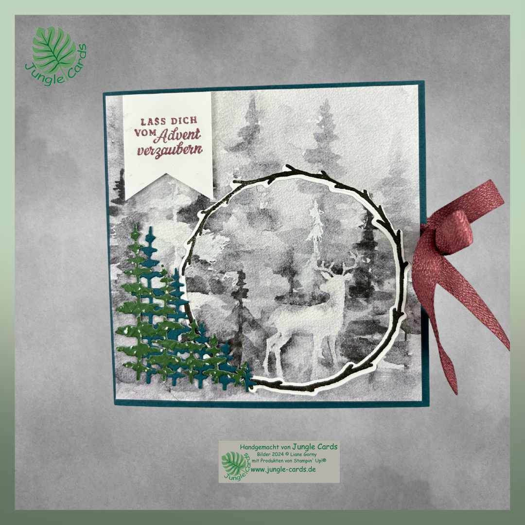 Advent - Teelicht-Verpackung - Jungle Cards